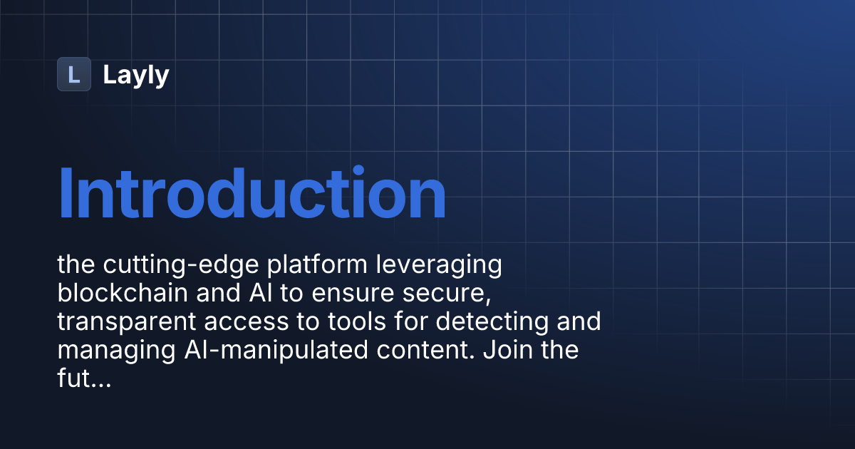 Introduction | Layly